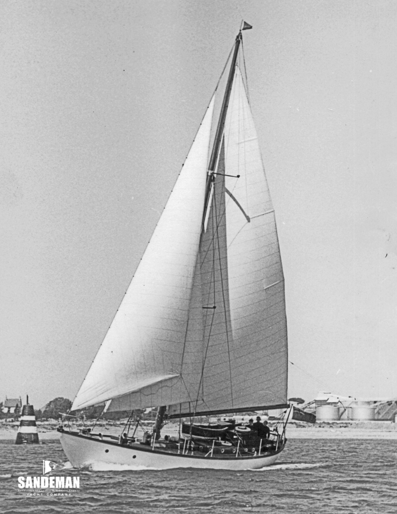 45 ft Bermudan Cutter 1954 - Sandeman Yacht Company