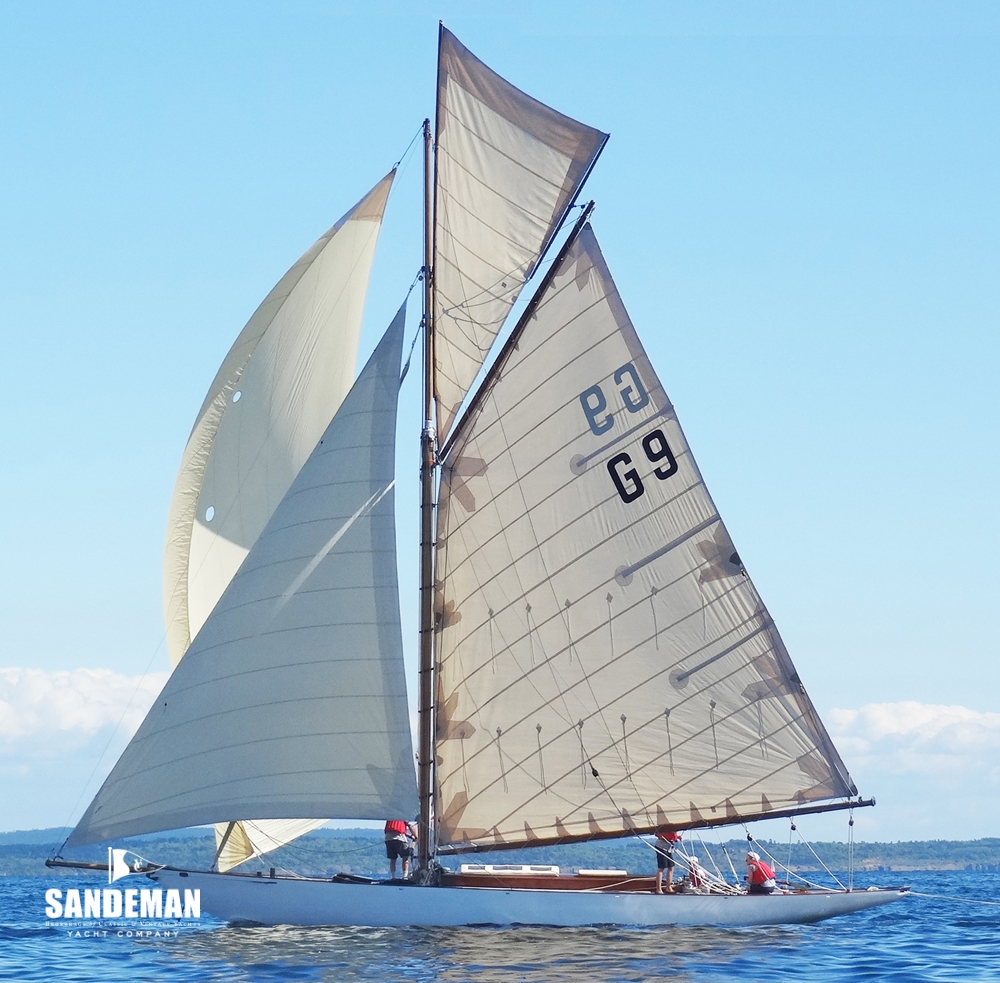 Johan Anker 46 ft Gaff rigged 9 Metre R 1907 - Sandeman Yacht Company