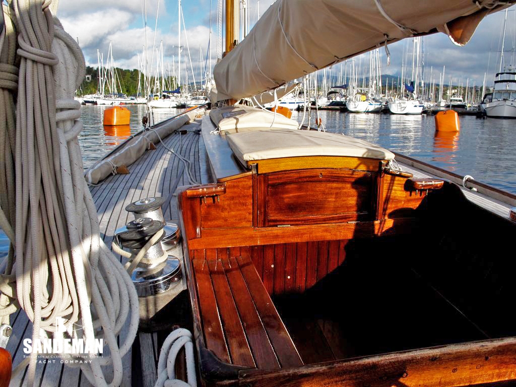 Johan Anker 46 ft Gaff rigged 9 Metre R 1907 - Sandeman Yacht Company