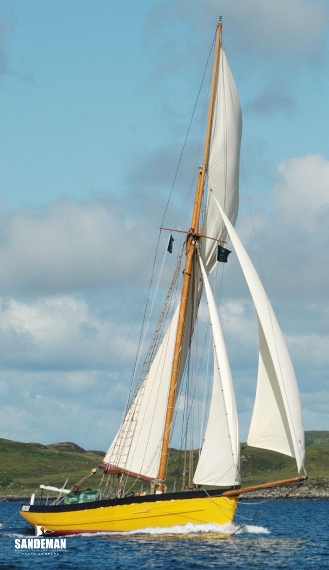 Ed Burnett 45 ft Gaff Rigged Pilot Cutter 2008 - Sandeman Yacht Company