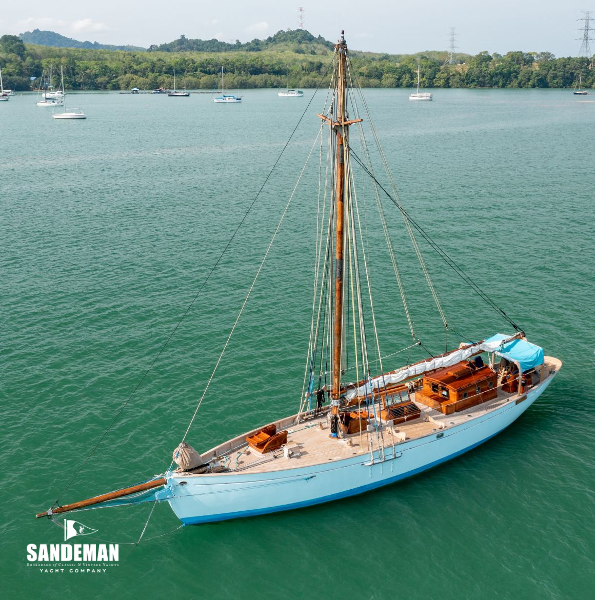 Claud Worth 62 ft Gaff Cutter 1924/2010 - Sandeman Yacht Company