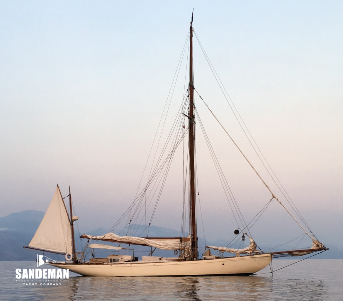Charles E Nicholson 55 ft Gaff Yawl 1920/2011 - Sandeman Yacht Company