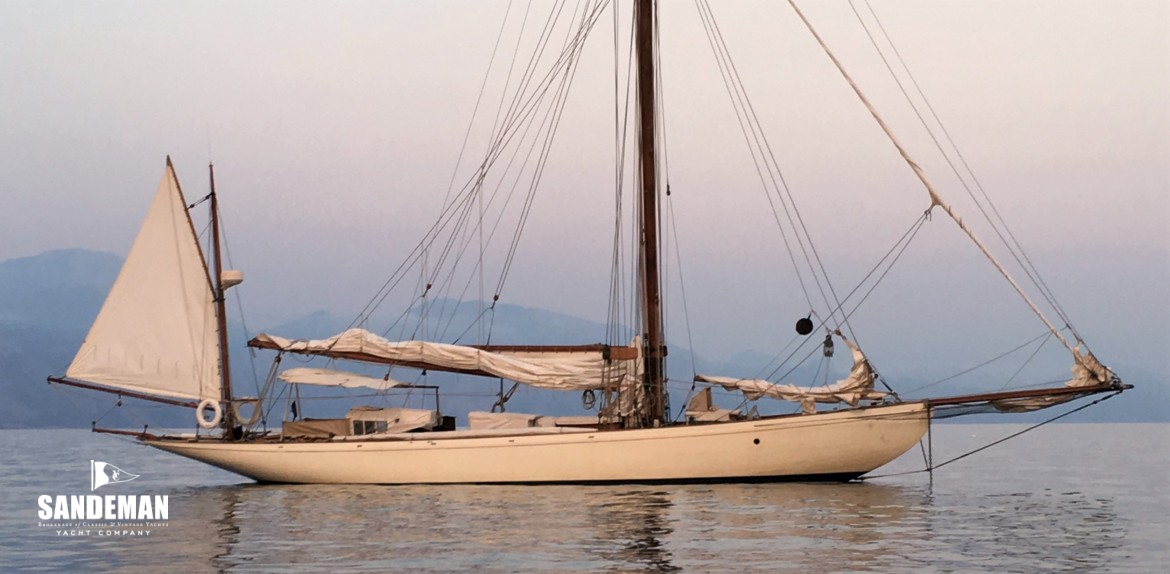 Charles E Nicholson 55 ft Gaff Yawl 1920/2011 - Sandeman Yacht Company